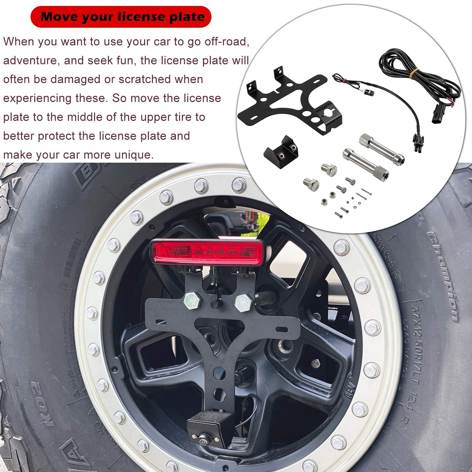 Snapklik.com : Mobile License Plate For 2018 2019 2020 2021 2022 2023 ...