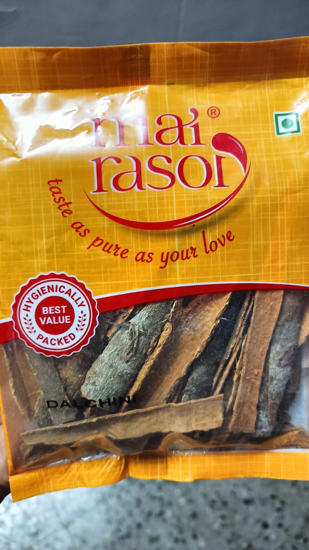 MAI RASOI Cinnamon Sticks Whole Bark/Sabut Dalchini Sticks 50 Gm ...