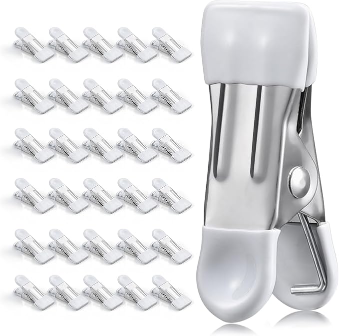 Amazon.com: Clothes Pins Heavy Duty Out Door 30 Pack,Chip Clips 2.17 ...