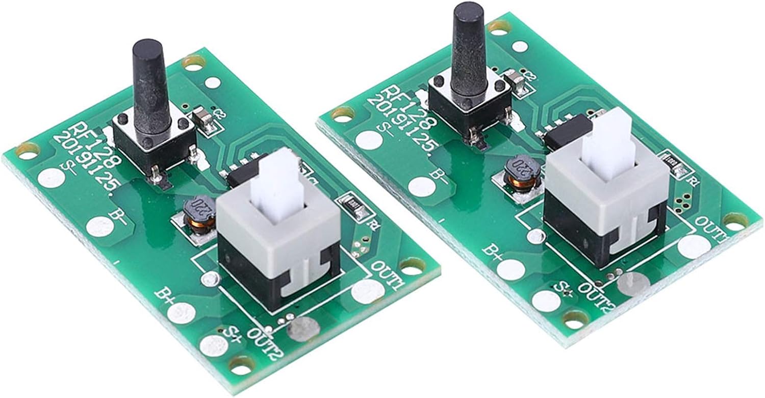 2Pcs Solar Lamp Controller Module Control Circuit Board with Switch, 1 ...
