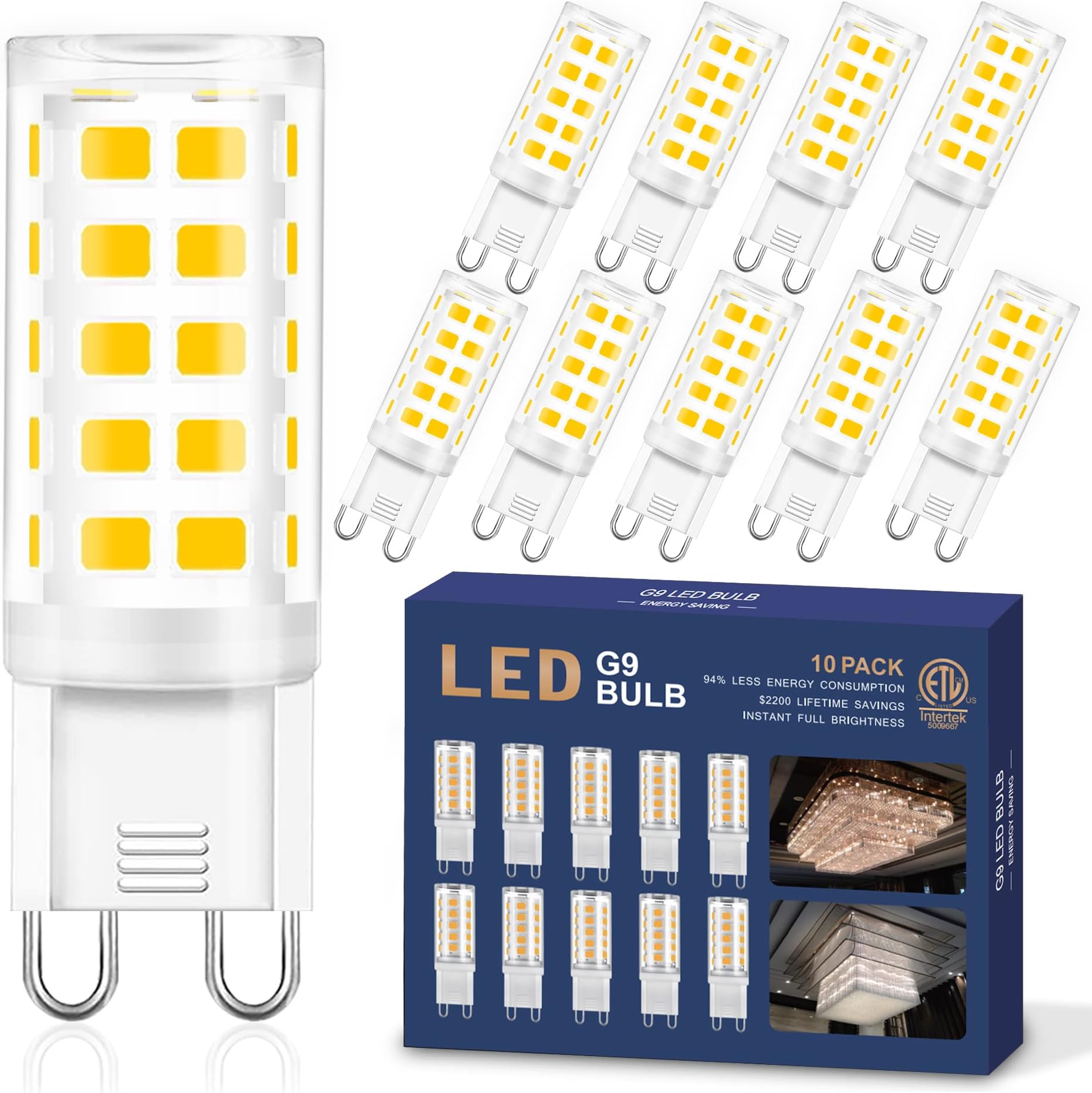 Amazon.com: Emery Allen EA-G9-4.5W-001-309F-D Dimmable Miniature Bi-Pin ...