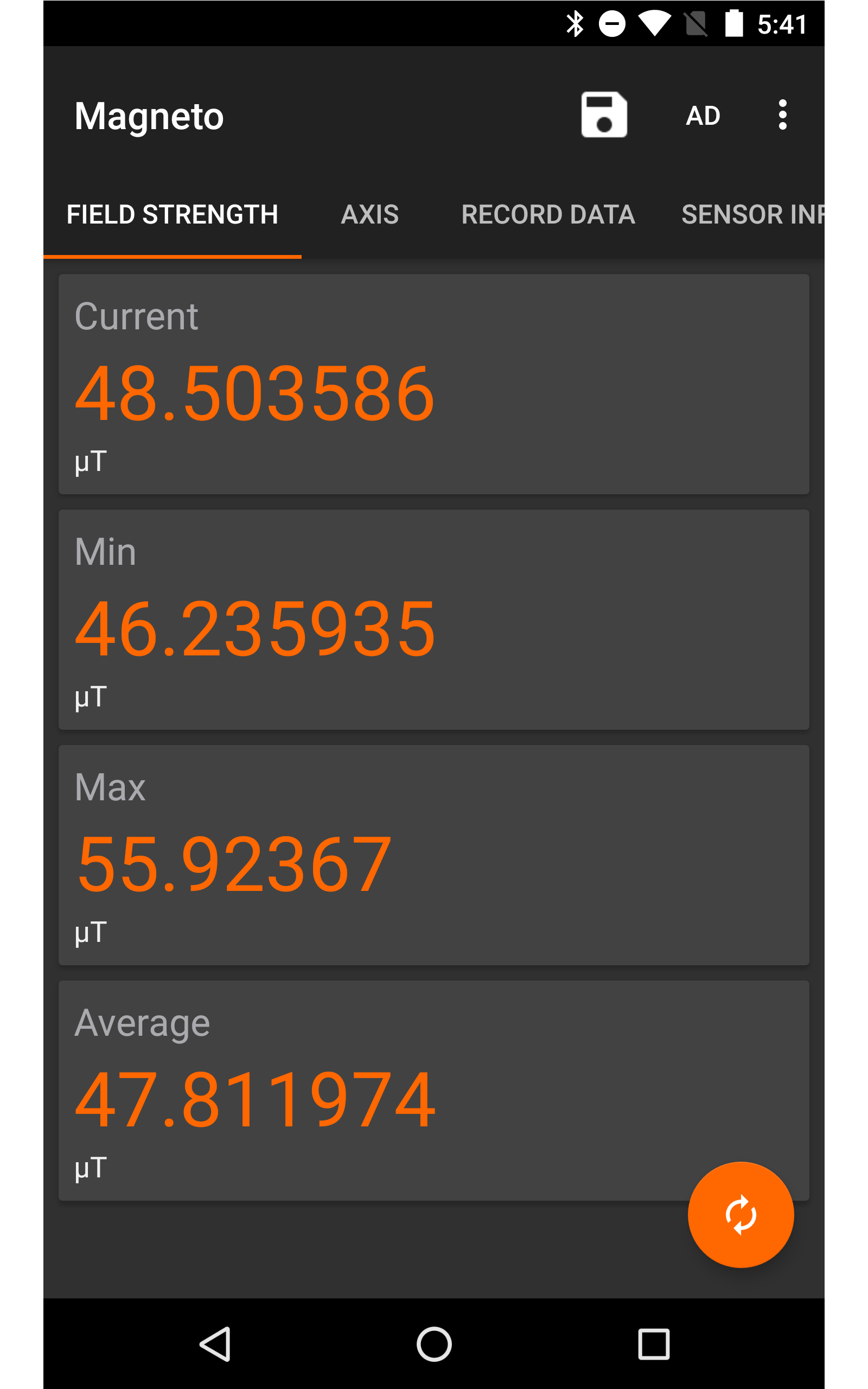 Magneto - Digital Magnetometer - App on Amazon Appstore