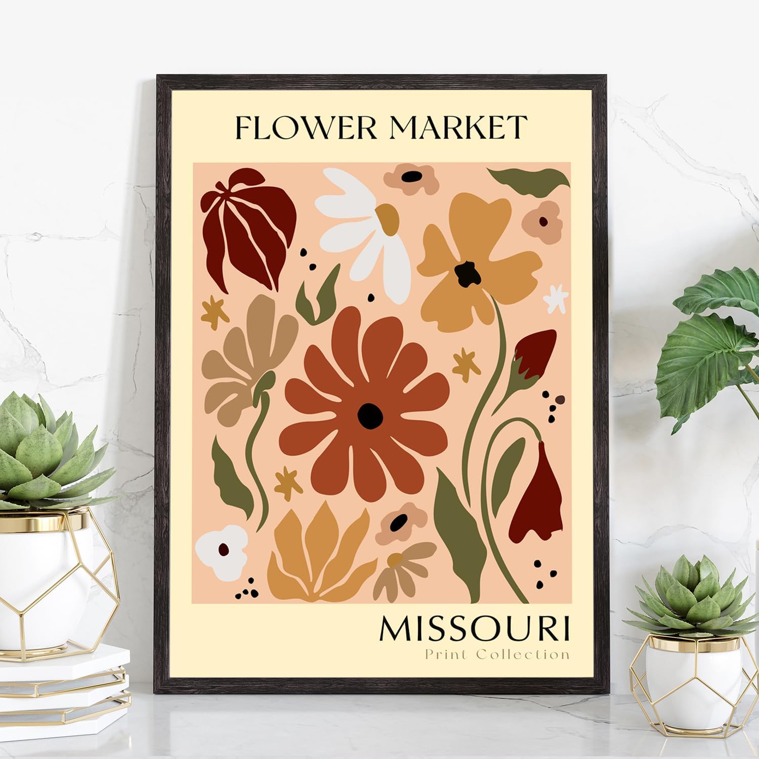Amazon.com: Flower Market Poster, Missouri State Flower, Missouri ...