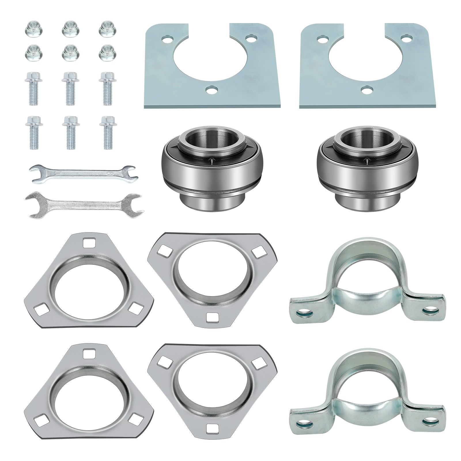 Snapklik.com : FVRITO Go Kart Live Axle Bearing Kit, 1" Rear Axle ...