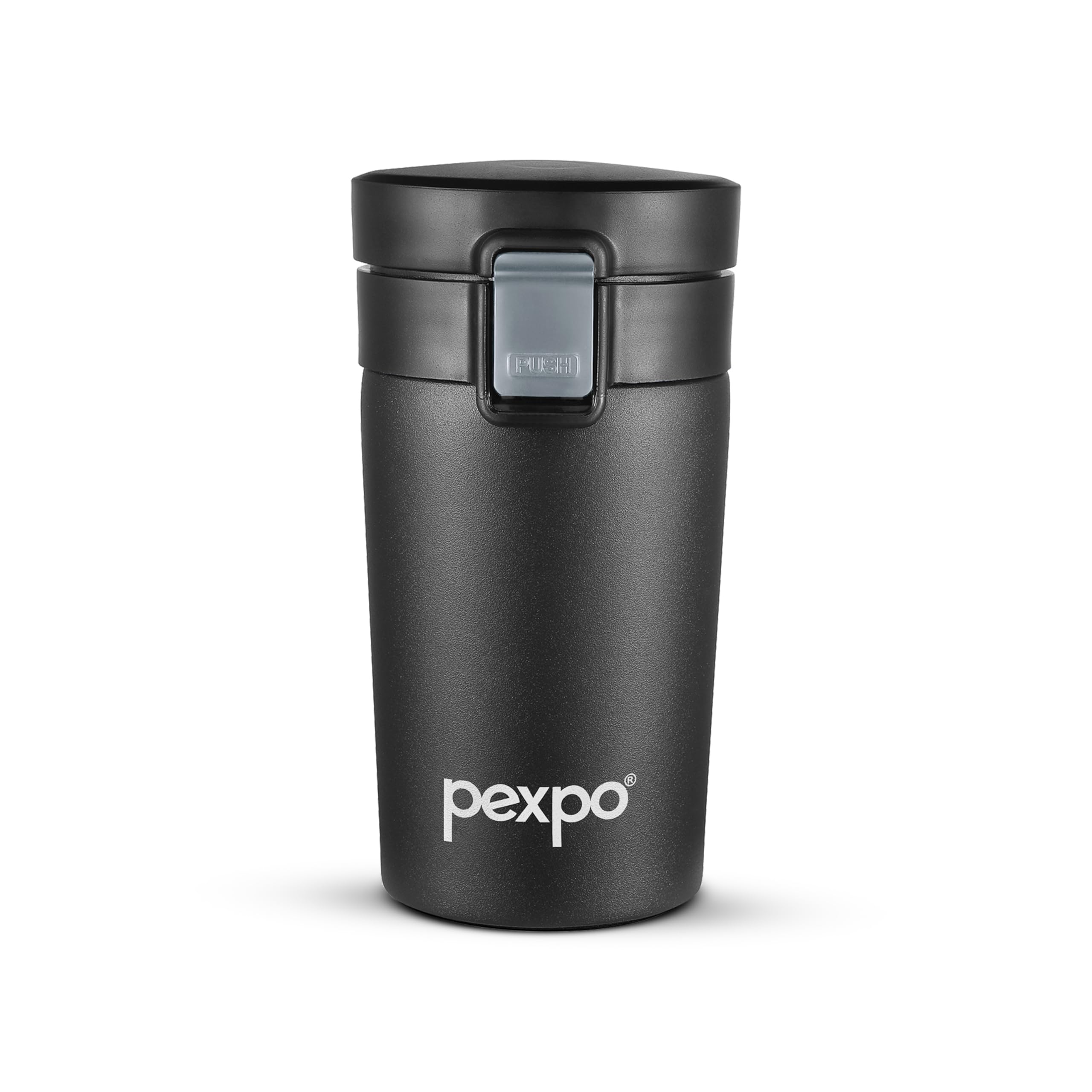 Pexpo Cocoa Vacuum Insulated Stainless Steel Flask with Double Lock ...