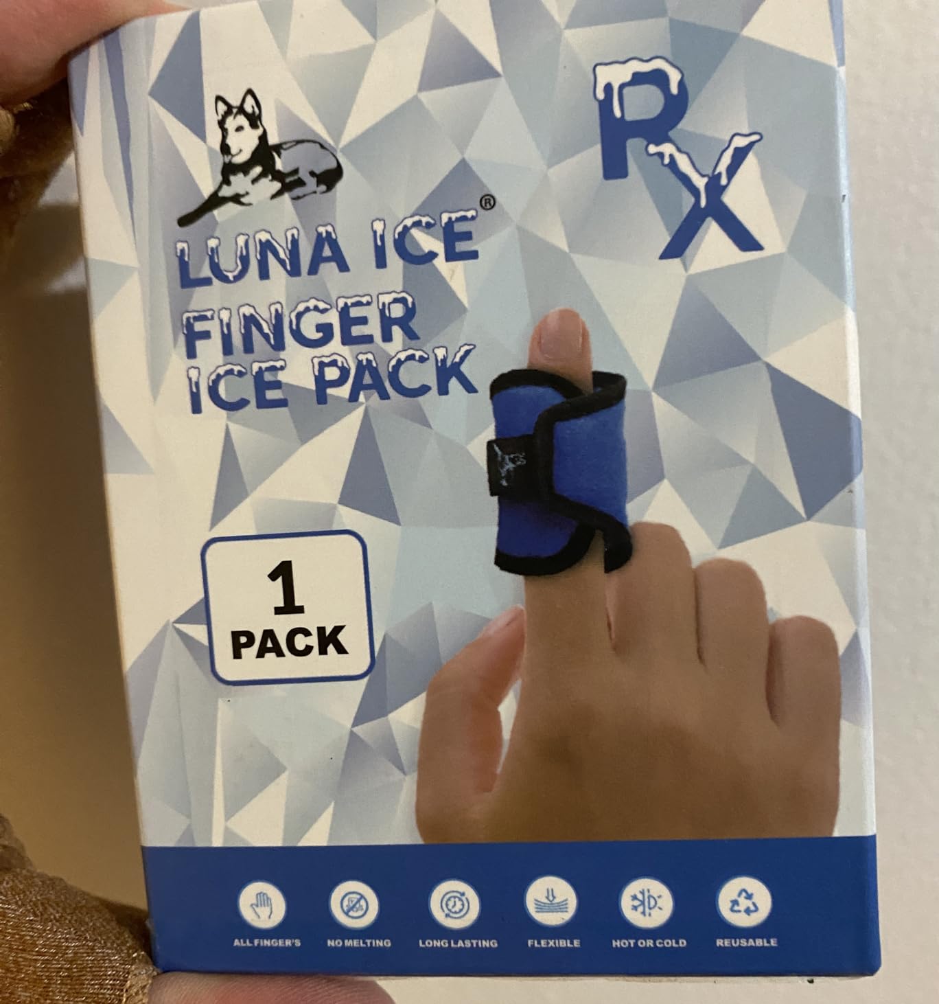 Amazon.com: Luna Ice Finger Sleeves for Arthritis-Arthritis Finger ...