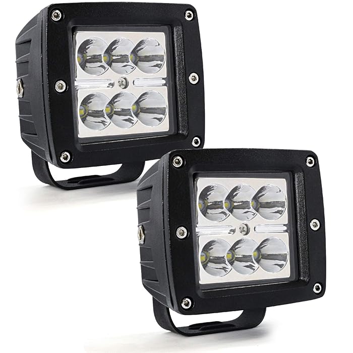 Buy LED Cube Spotlight Off Road Fog Light Pods for Cars Trucks Tractor ...