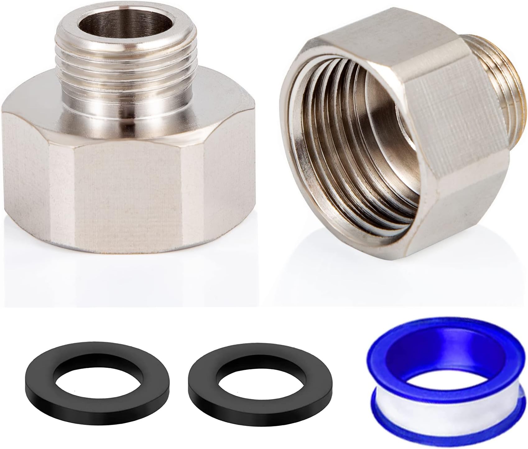 LASCO 17-6857 5/8-Inch Compression by 3/8-Inch Male Pipe Thread Brass ...