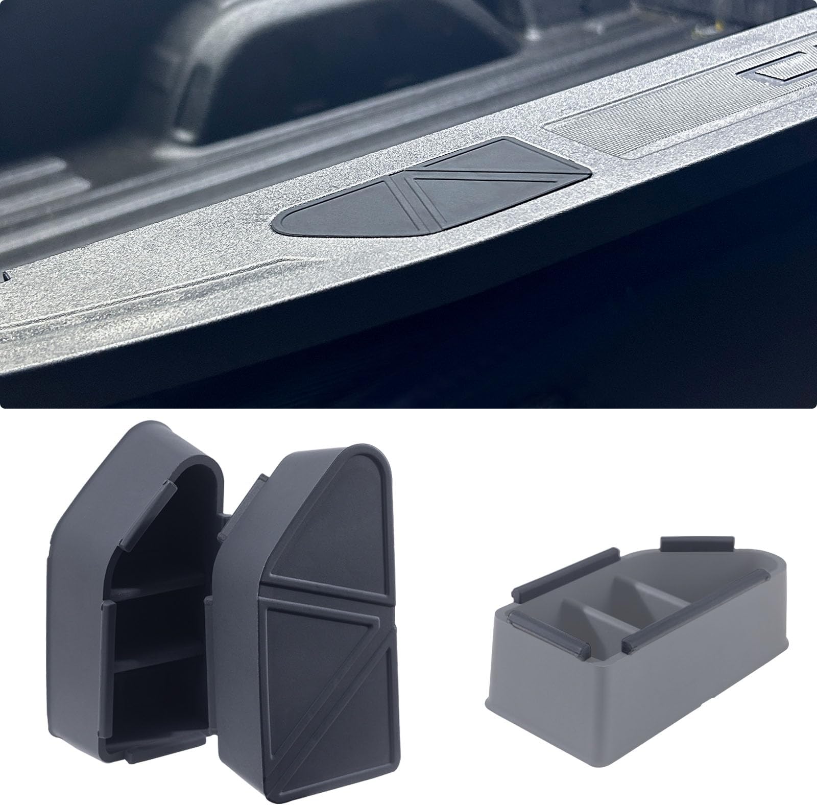 Amazon.com: Bed Rail Stake Pocket Covers for Chevy Silverado/GMC Sierra ...