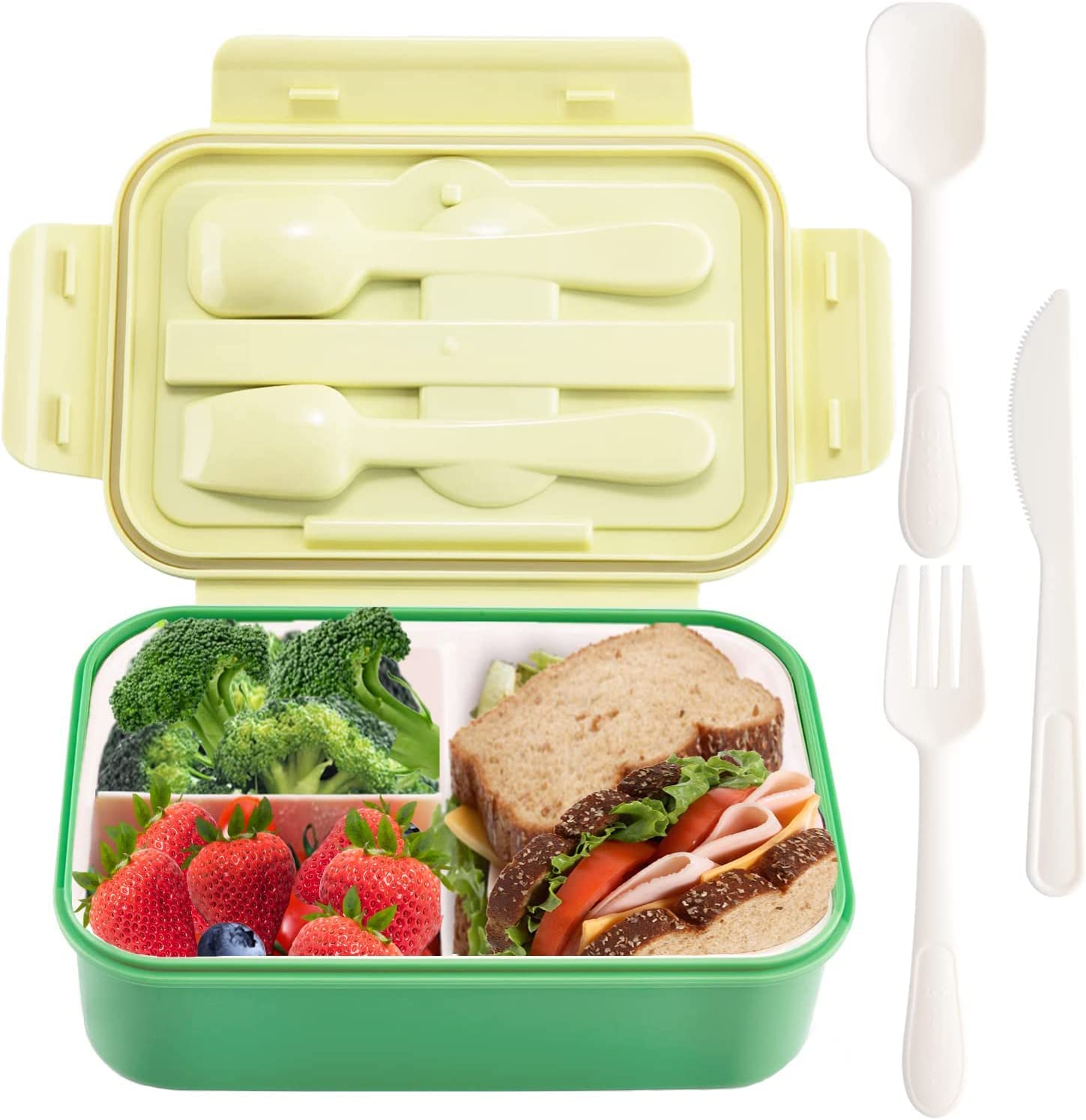 Buy Rylan Lunch for Kids and Adults, Lunch Box Food Storage Container ...