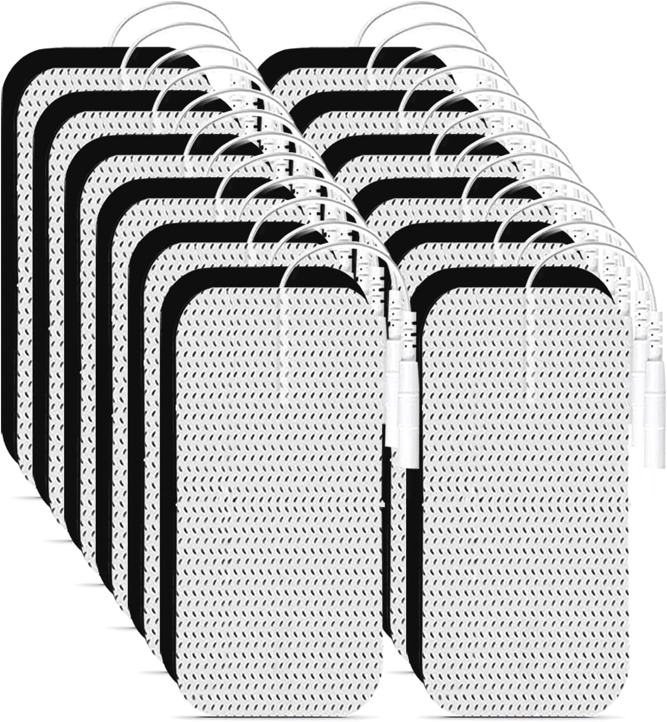 Amazon.com: Tens Unit Electrode Pads 2"X4" 24Pcs Reusable 3rd Gen ...