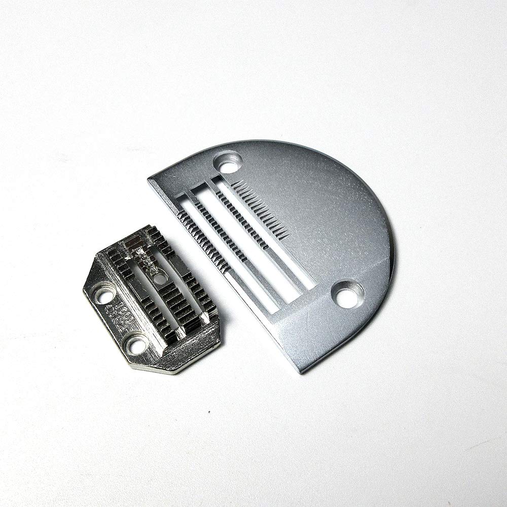 Amazon.com: Extra Heavy Needle Plate & Feed Dog Set for Juki Dln-415 ...