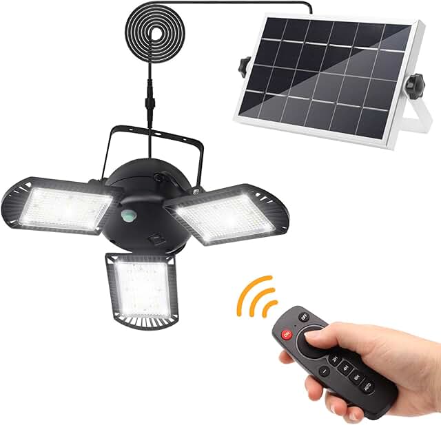 Amazon.com: solar light with remote panel