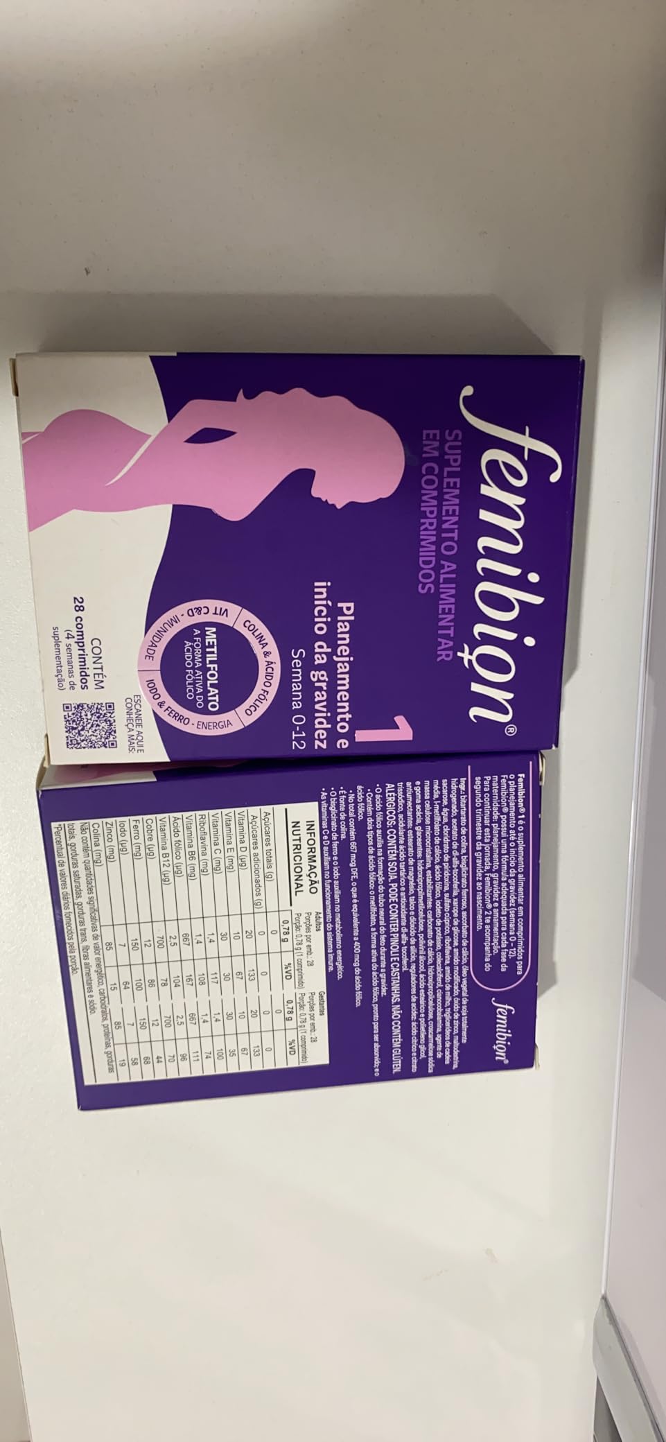 FEMIBION Multivitamínico Femibion 1 Planejamento E Início Da Gravidez ...