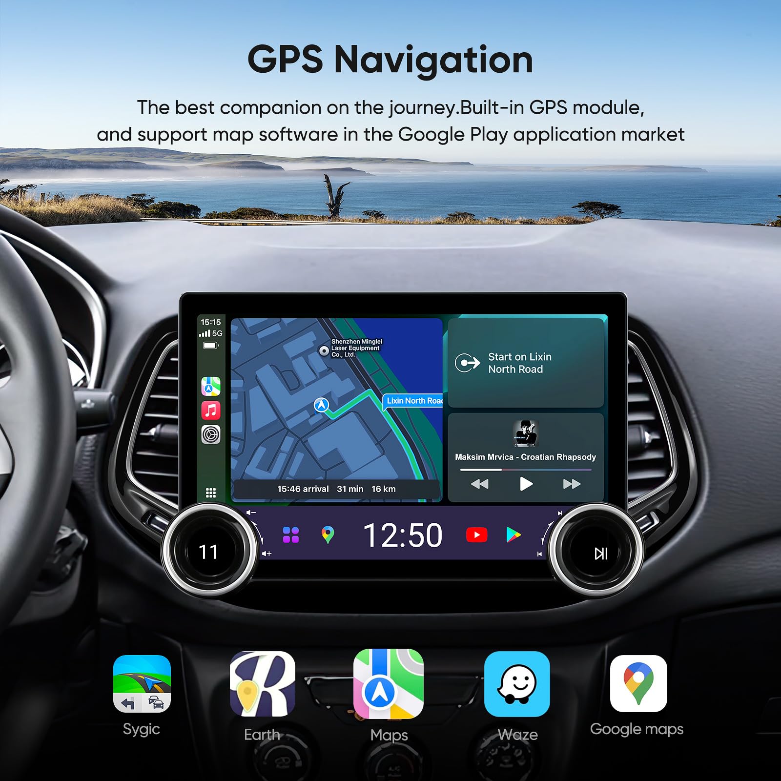 Snapklik.com : Android Car Stereo Upgrade Radio For Jeep Compass 2017 ...