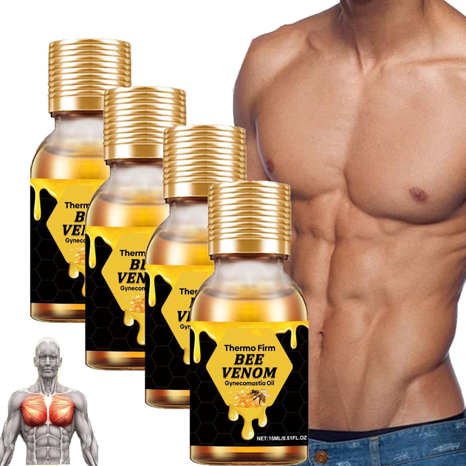 Thermofirm Bee Venom Gynecomastia Oil Bee Venom Gynecomastia Bee Venom ...