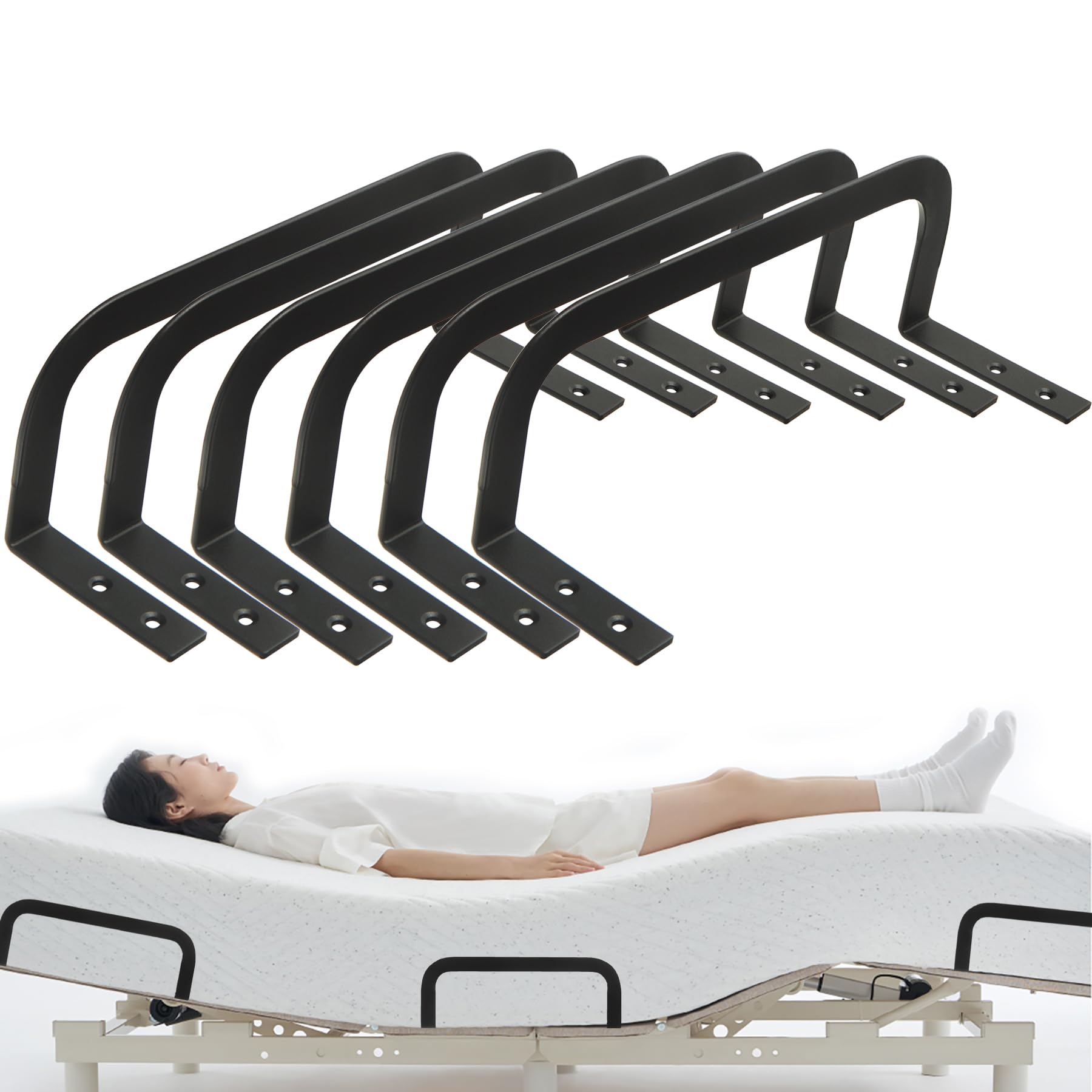 KOXHERO Mattress Retainer Bar Bracket Holder 6Pcs Keeping Mattress from ...