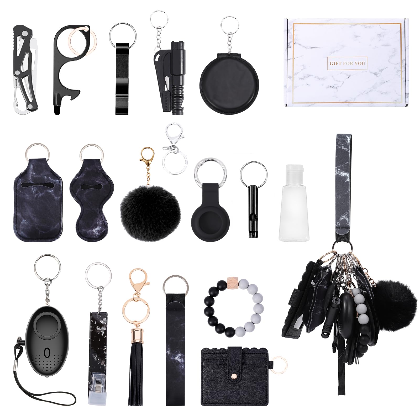 Olipiter Safety Keychain Set for Women, Personal Alarms for Women, Free ...