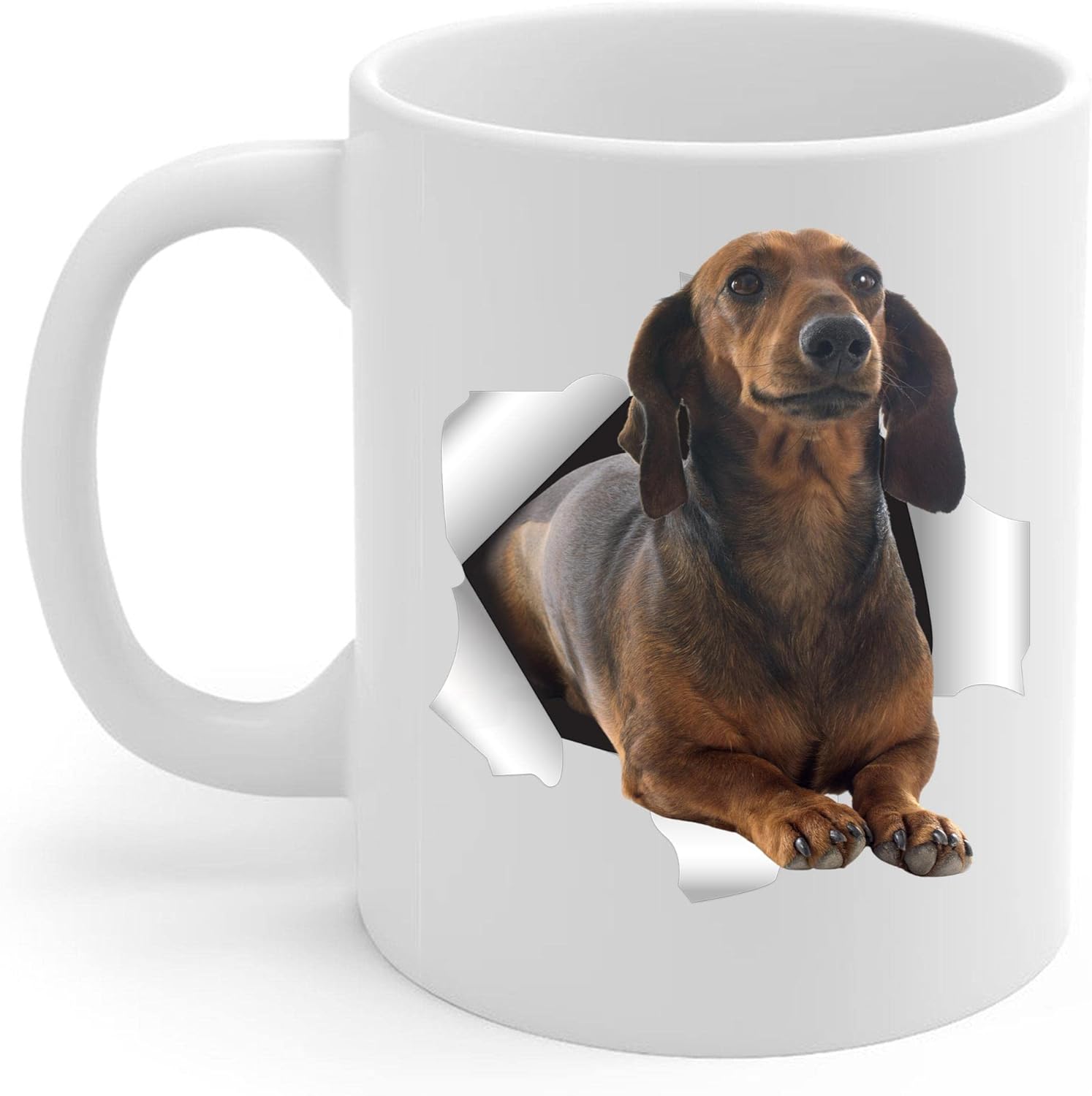 Amazon.com | Funny Sable Dachshund Mom And Dad Gifts With Dog Looks ...