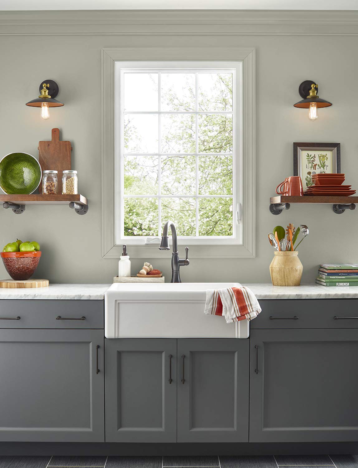 KILZ TRIBUTE Paint & Primer, Interior, Color Sample, Summer Haven, 8 Ounces