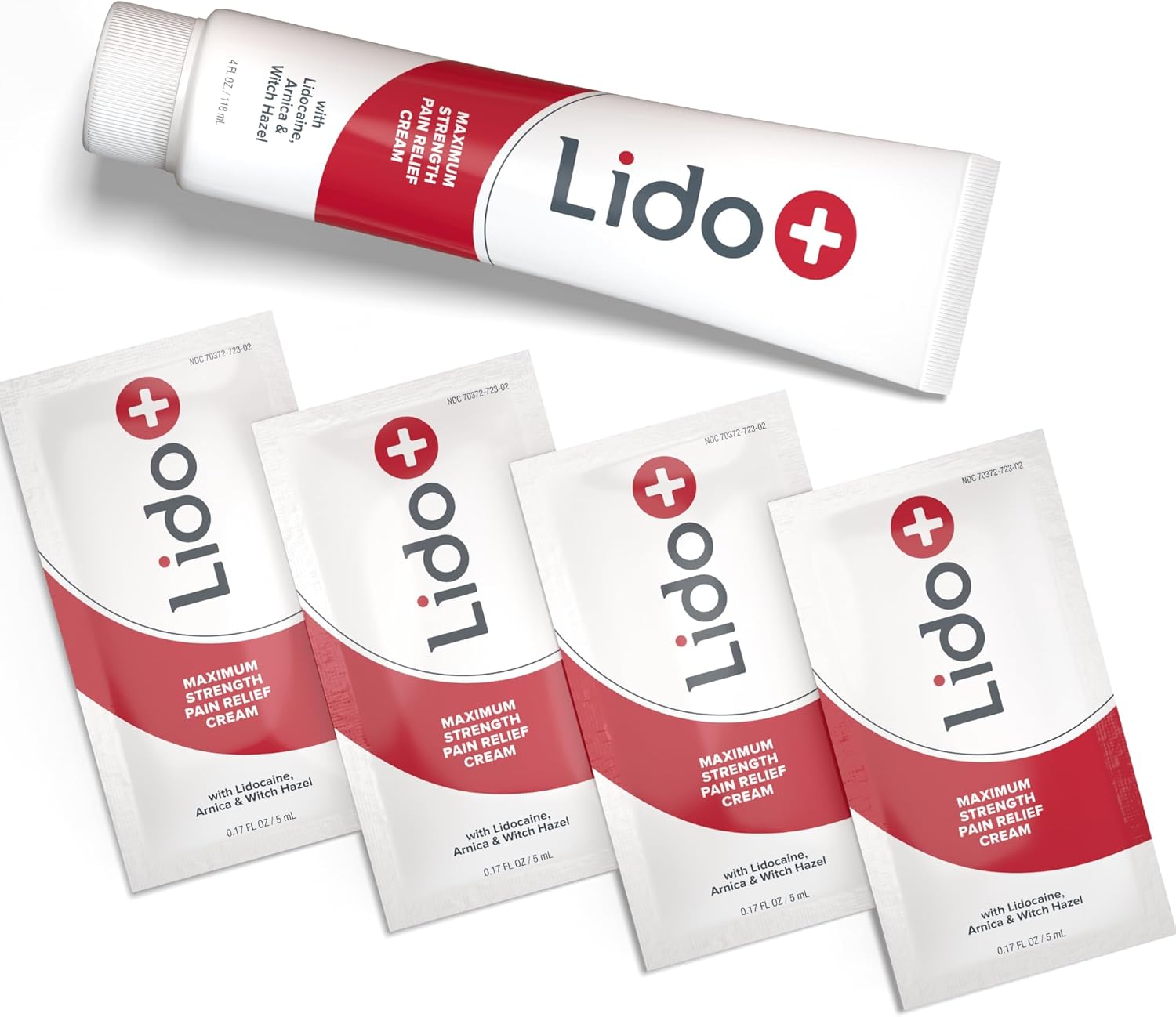 Amazon.com: Lido+ Lidocaine Cream | 4% Maximum Strength | Fast-Acting ...