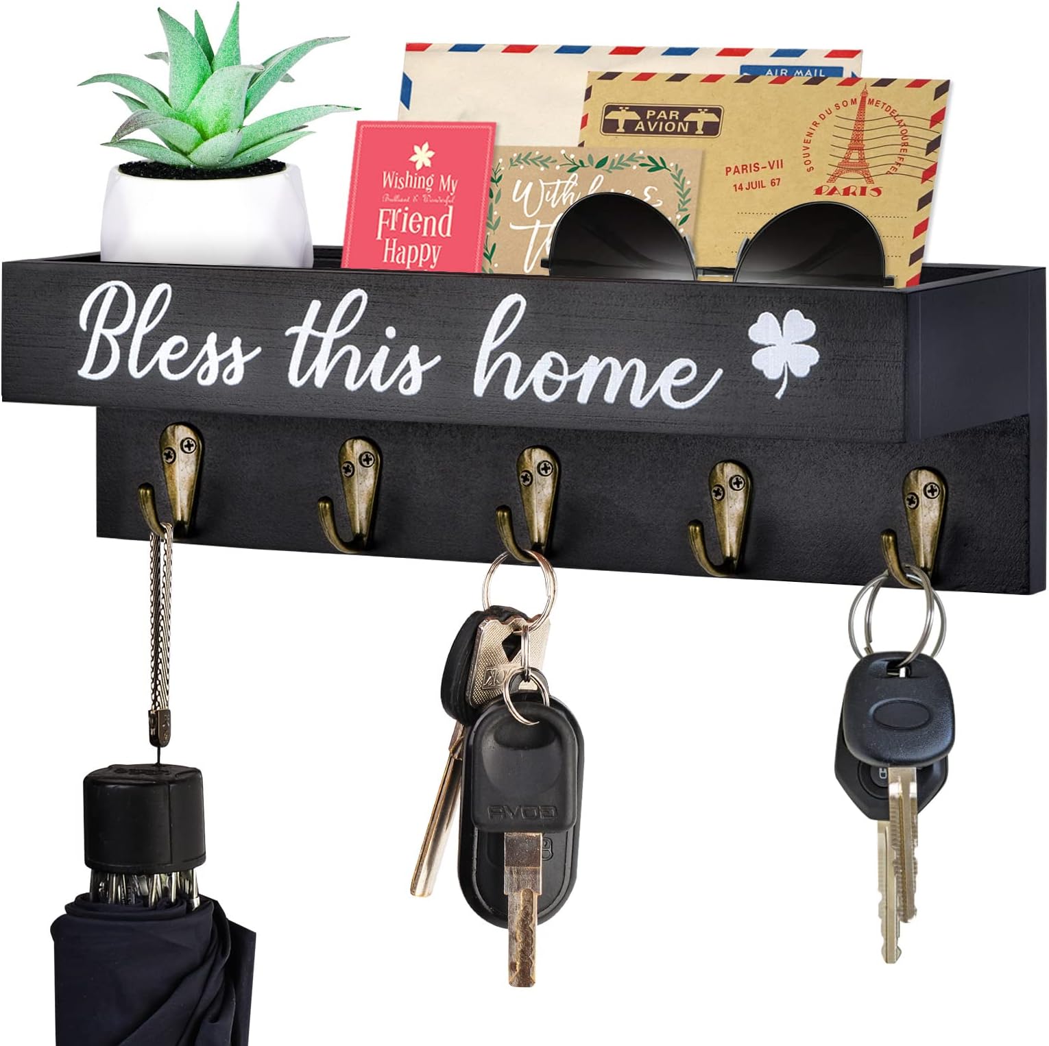 Amazon.com: SWEN Products Wirehaired Pointing Griffon Metal Key Chain ...