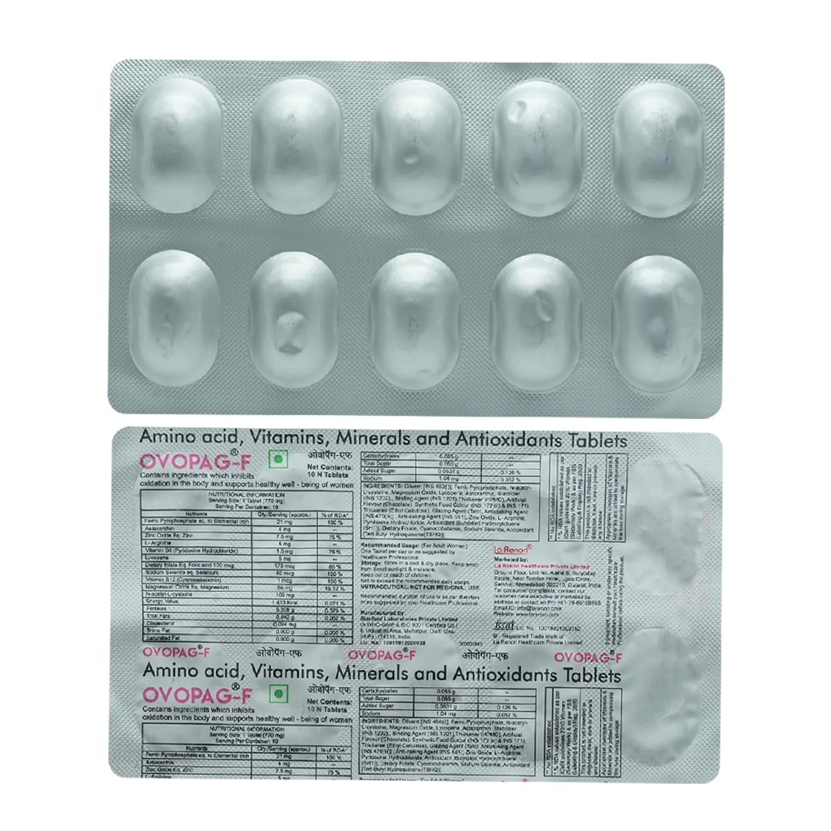Ovopag-F - Strip of 10 Tablets : Amazon.in: Health & Personal Care