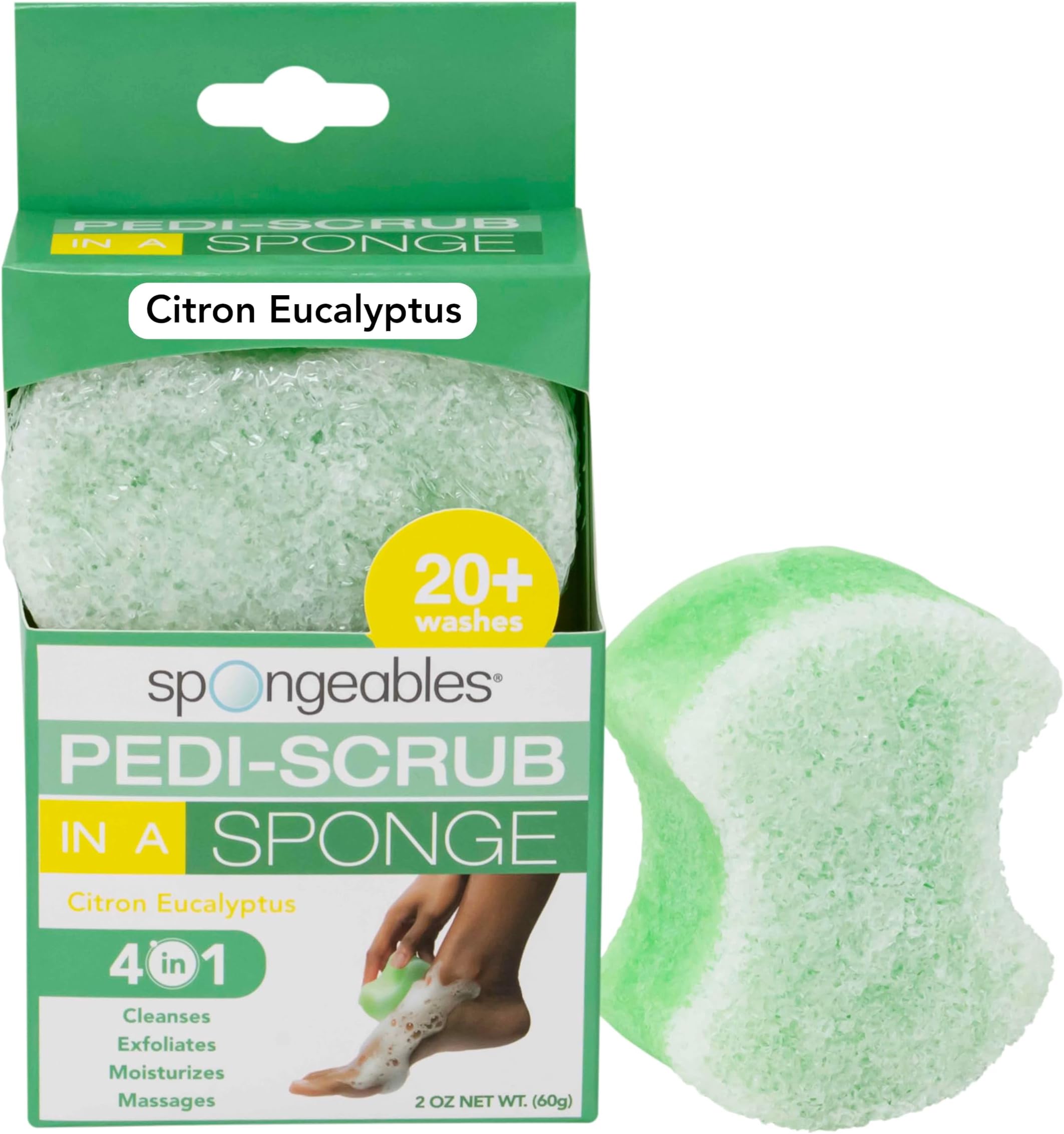 Amazon.com: Spongeables Spongeables Exfoliating Body Wash in A Sponge ...