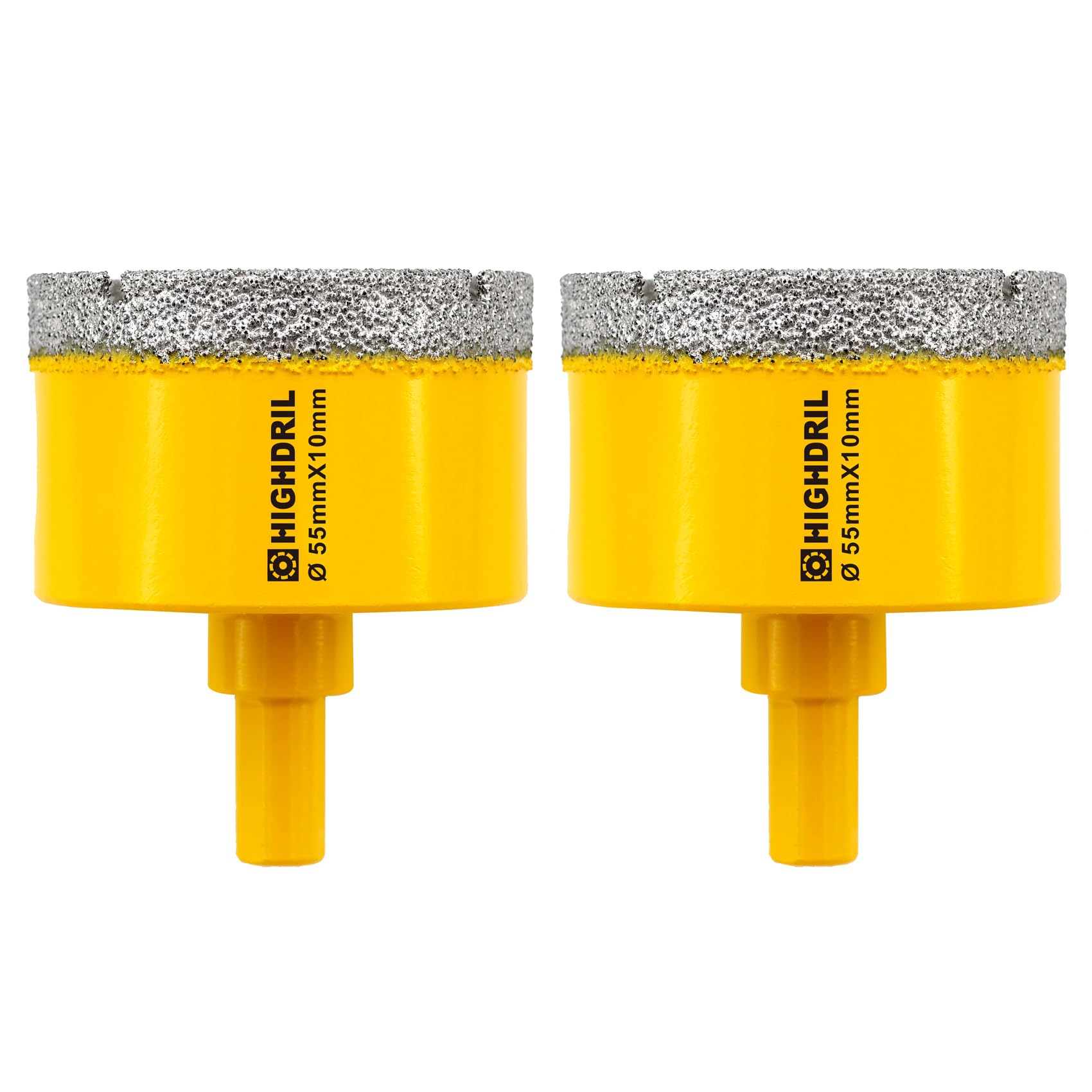 Snapklik.com : Dry Diamond Core Drill Bit,HIGHDRIL 2pcs Diameter 55mm 2-1/8