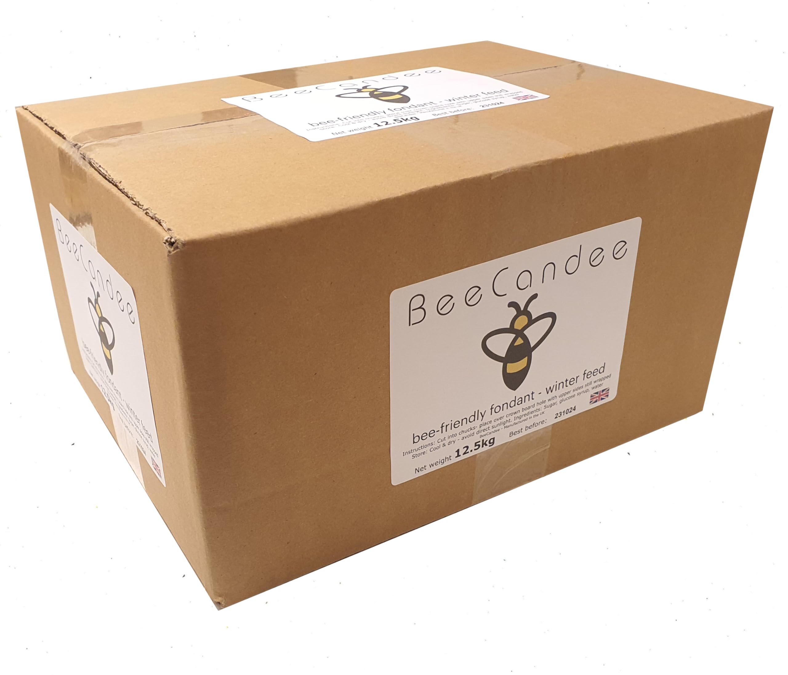 BeeCandee Bee Fondant - beekeeping supplies uk - bee feed food 12.5kg ...