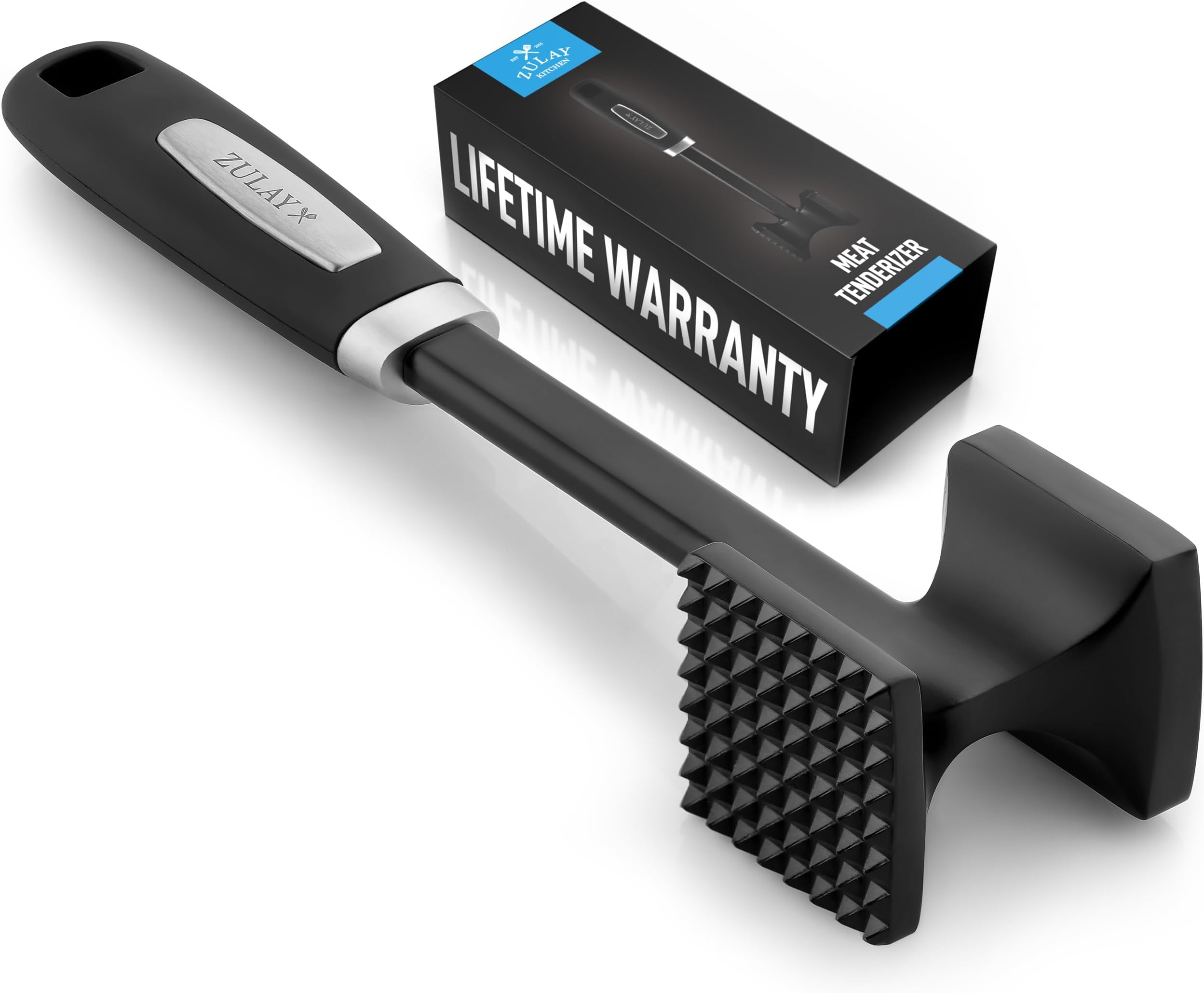 Amazon.com: Zulay Professional Meat Tenderizer Tool - Dual Sided Meat ...