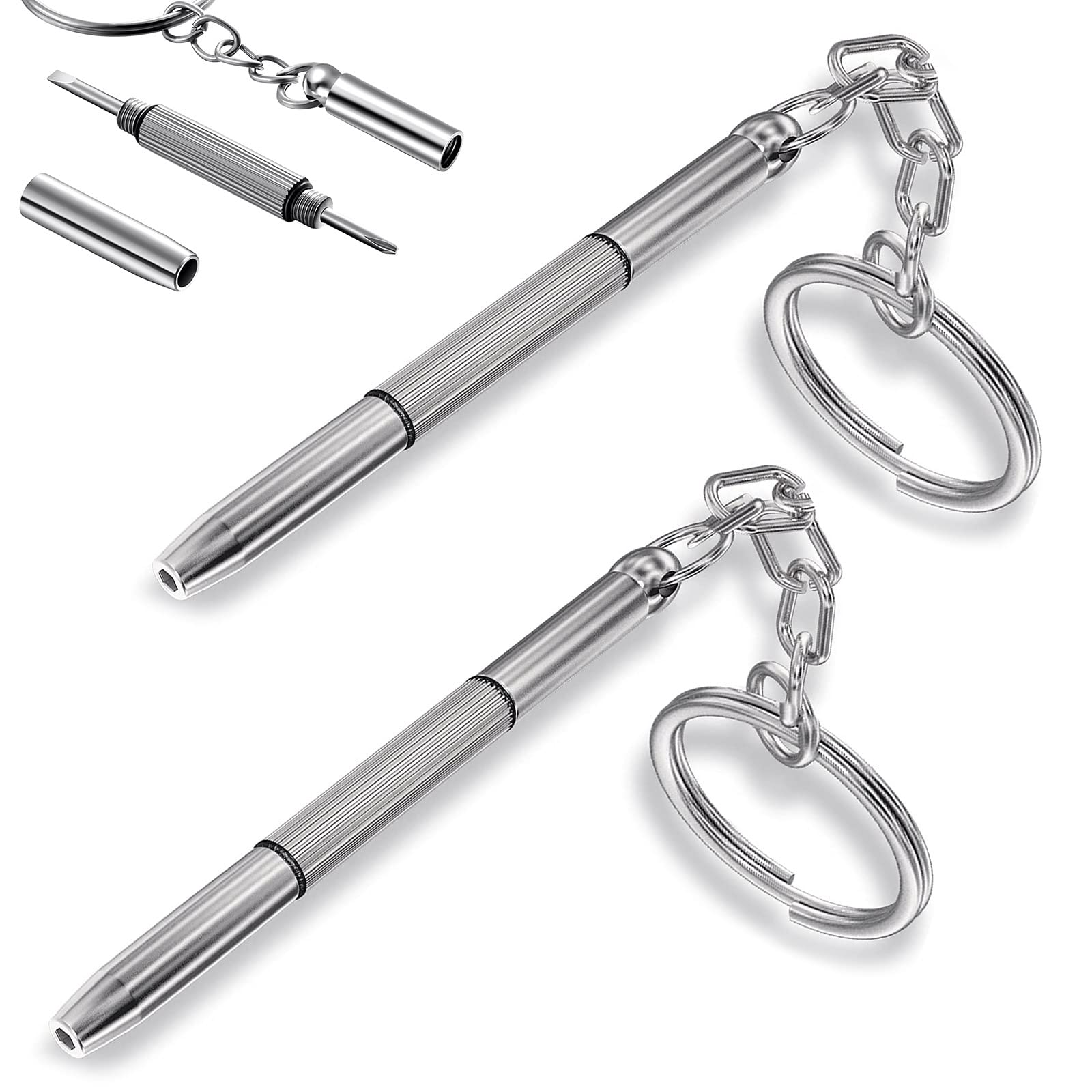 Glasses Repair Tool Set 2 Packs Mini Hand Glasses Screwdrivers 3-in-1 ...