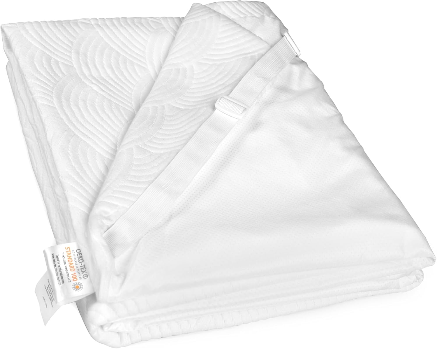 Amazon.com: Zenzy 3" Twin XL Bamboo Mattress Topper Cover, Oeko-TEX ...