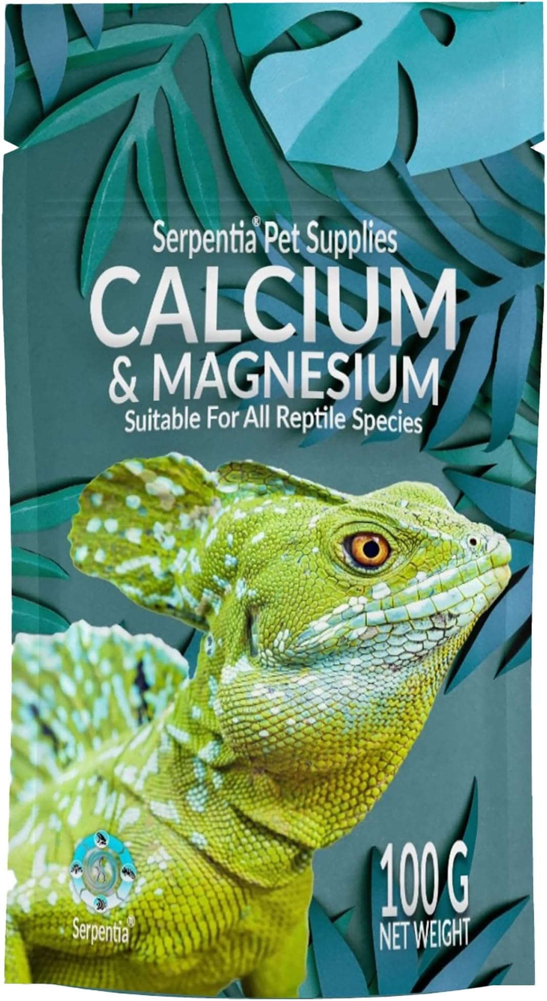 Serpentia Reptile Calcium Powder | Natural Ca-Mg | Resealable Pouch ...