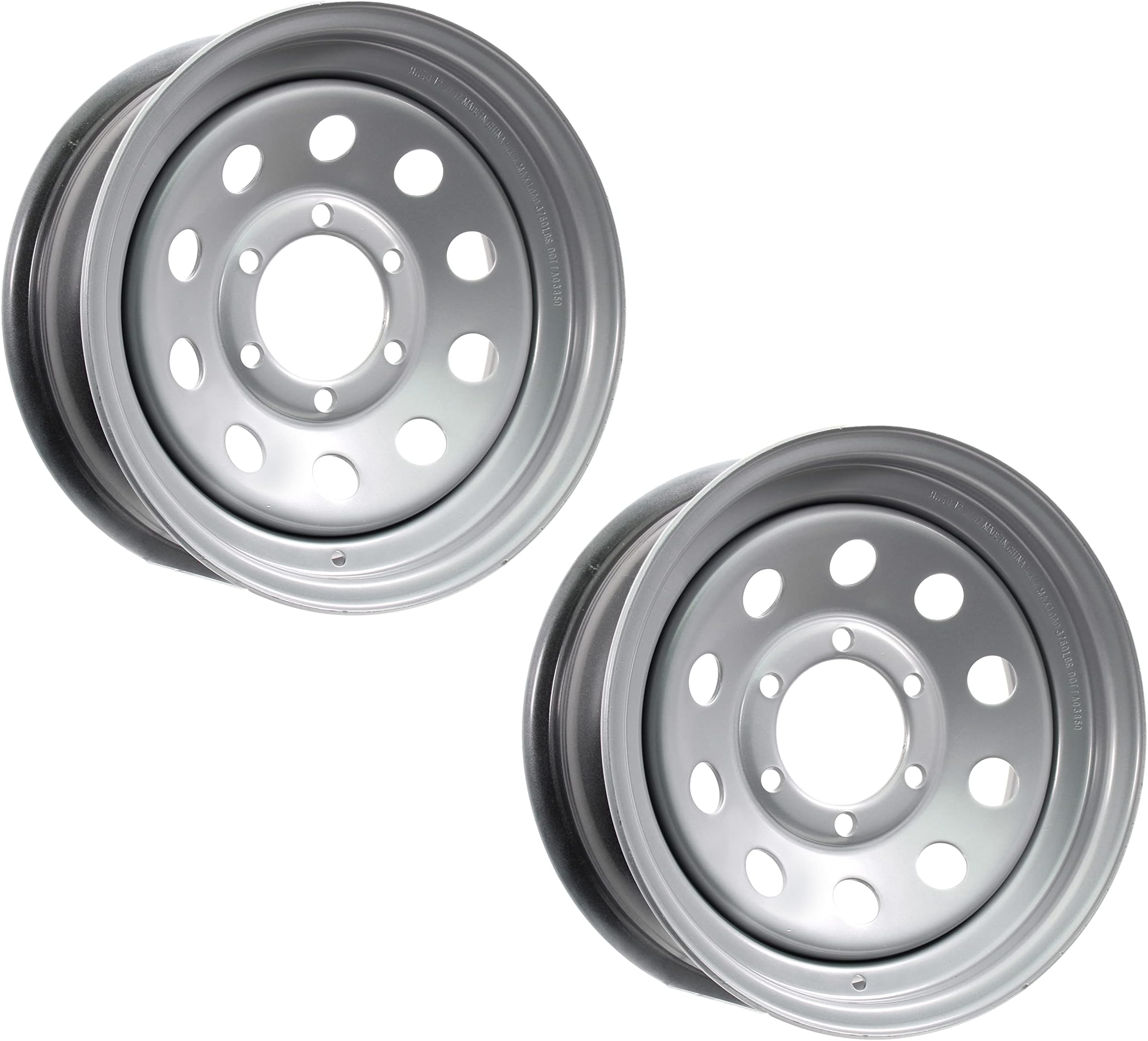 Amazon.com: eCustomrim Trailer Wheel Rim 14X5.5 5-4.5 Silver Modular ...