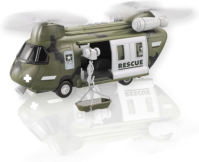 Amazon.com: Lollipop United States Army Helicopter Toy, Military Rescue ...