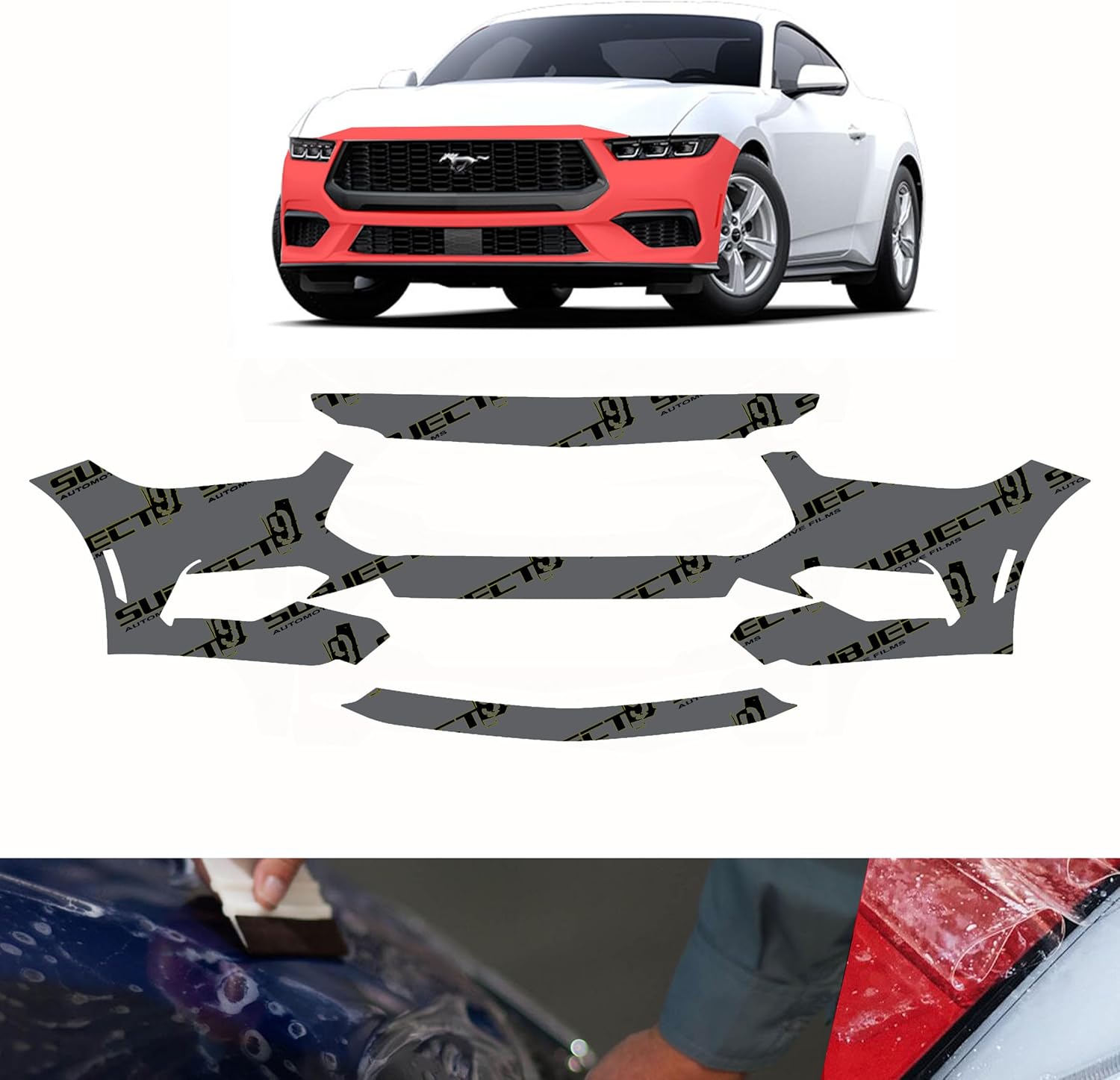 Amazon.com: Pre-Cut PPF Front Bumper Paint Protection Film for Ford ...