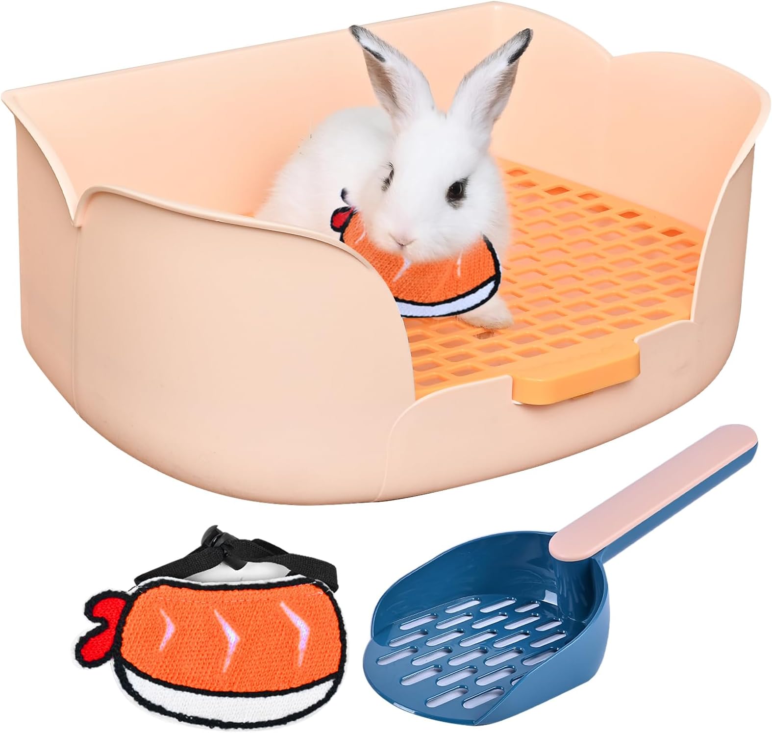 Amazon.com : Yuoaes Large Rabbit Litter Box Bunny Potty Training Corner ...