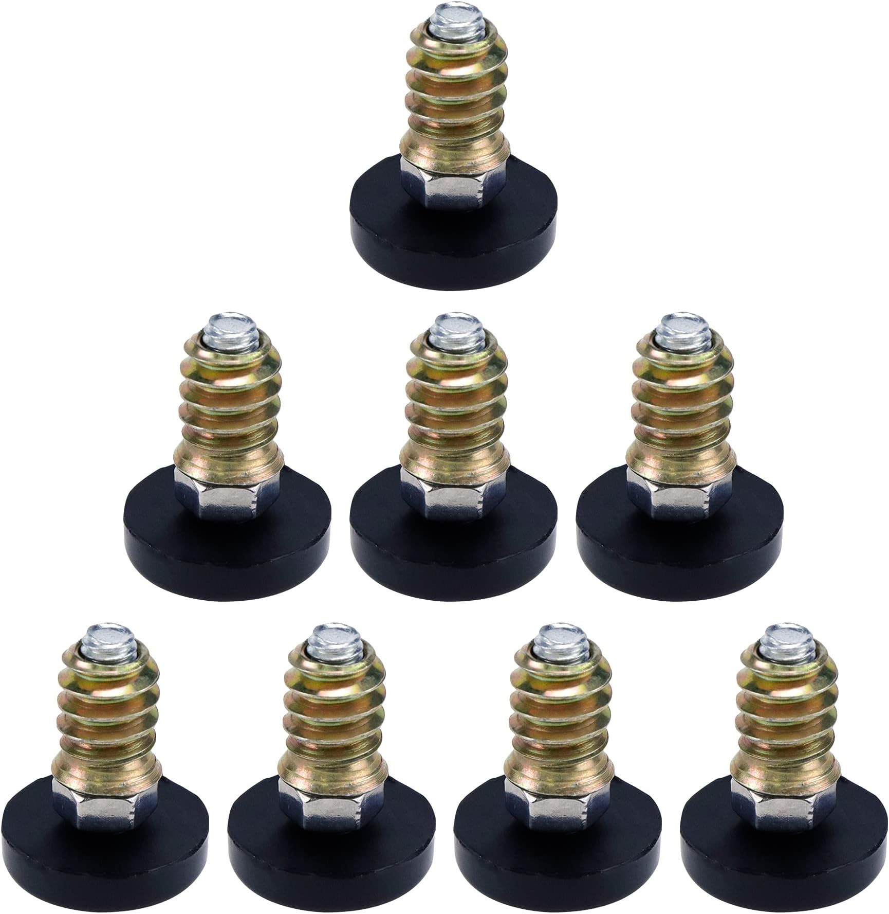 Amazon.com: Antrader 8 Pcs Furniture Leveler,M6 Thread Adjustable ...