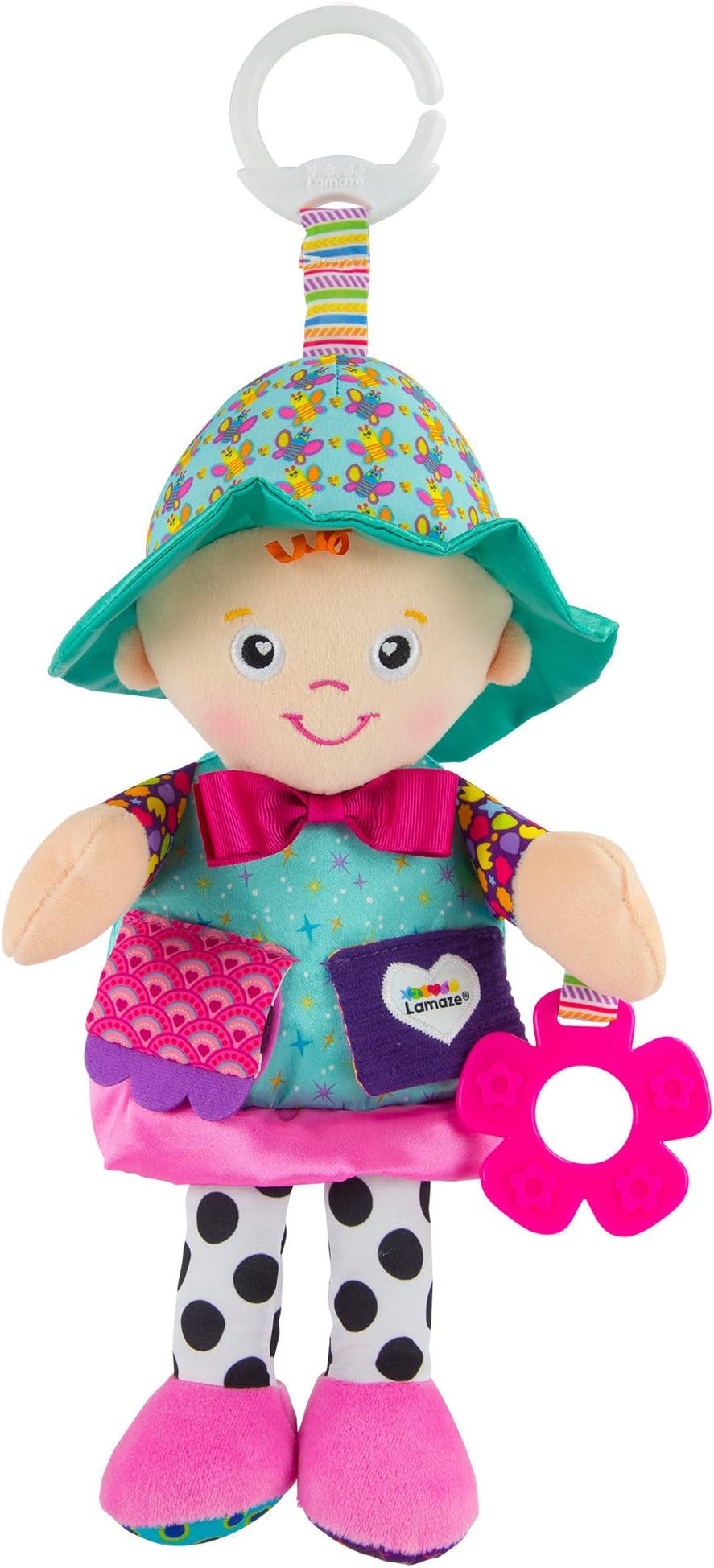 Amazon.com : Lamaze Muffin the Moose Clip On Car Seat and Stroller Toy ...