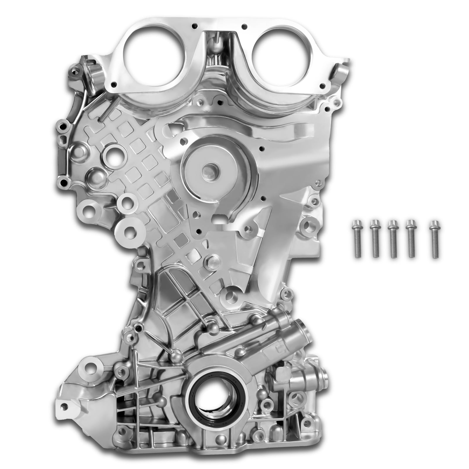 Amazon.com: Soklopi 25199424 Engine Timing Cover, Aluminum Chain Oil ...