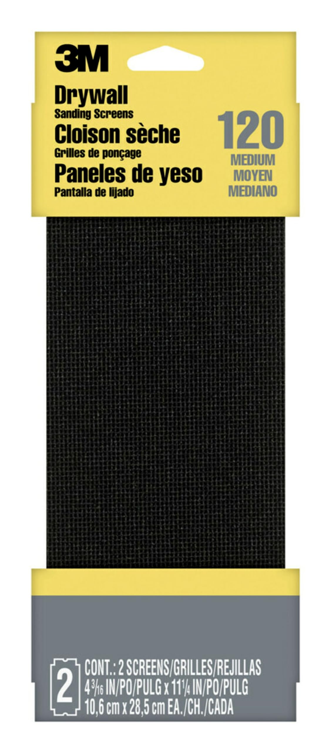 3M™ Drywall Sanding Screens, 9090NA-DC, Medium Grit, 4-3/16in x 11-1 ...