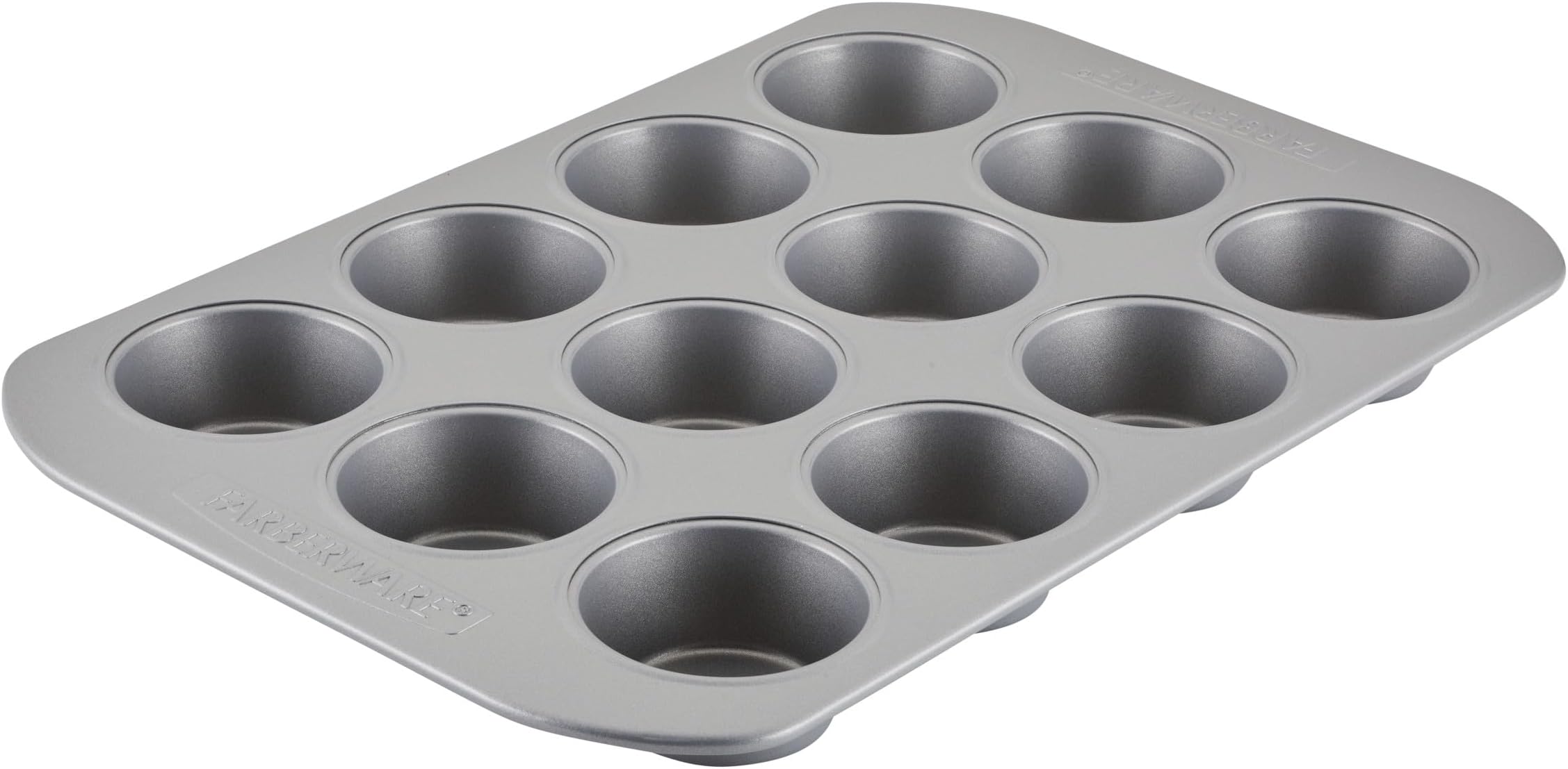Amazon.com: Farberware Nonstick Bakeware 12-Cup Muffin Tin / Nonstick ...