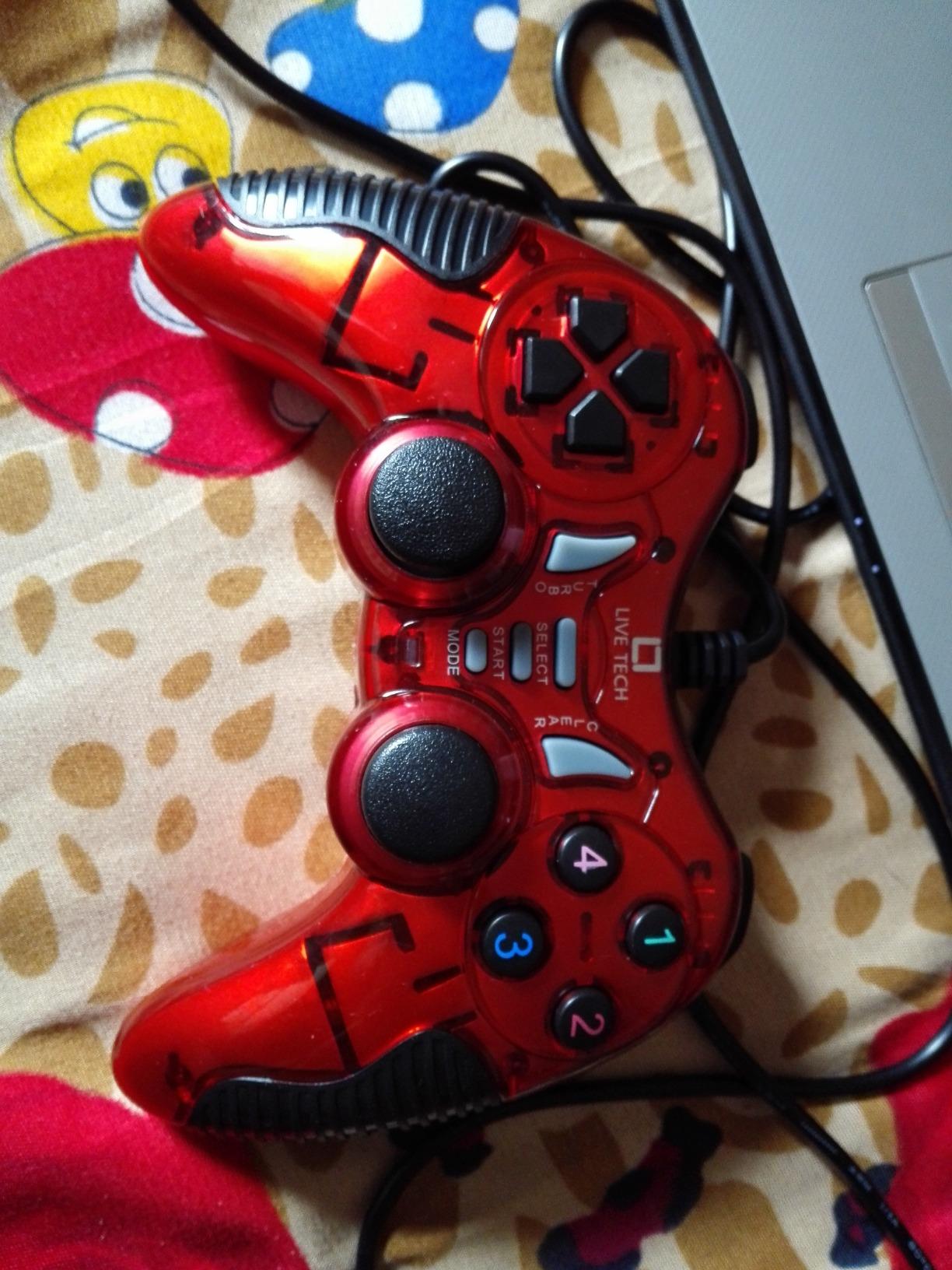 Amazon.in: Buy Live Tech Turbo Double Vibration Gamepad (Blue) Online ...