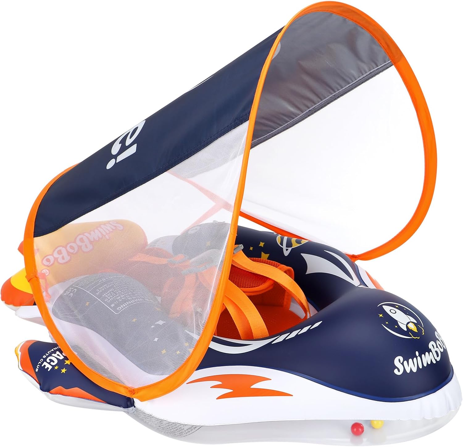 Amazon.com: Swimbobo Inflatable Baby Swimming Float with Safe Bottom ...