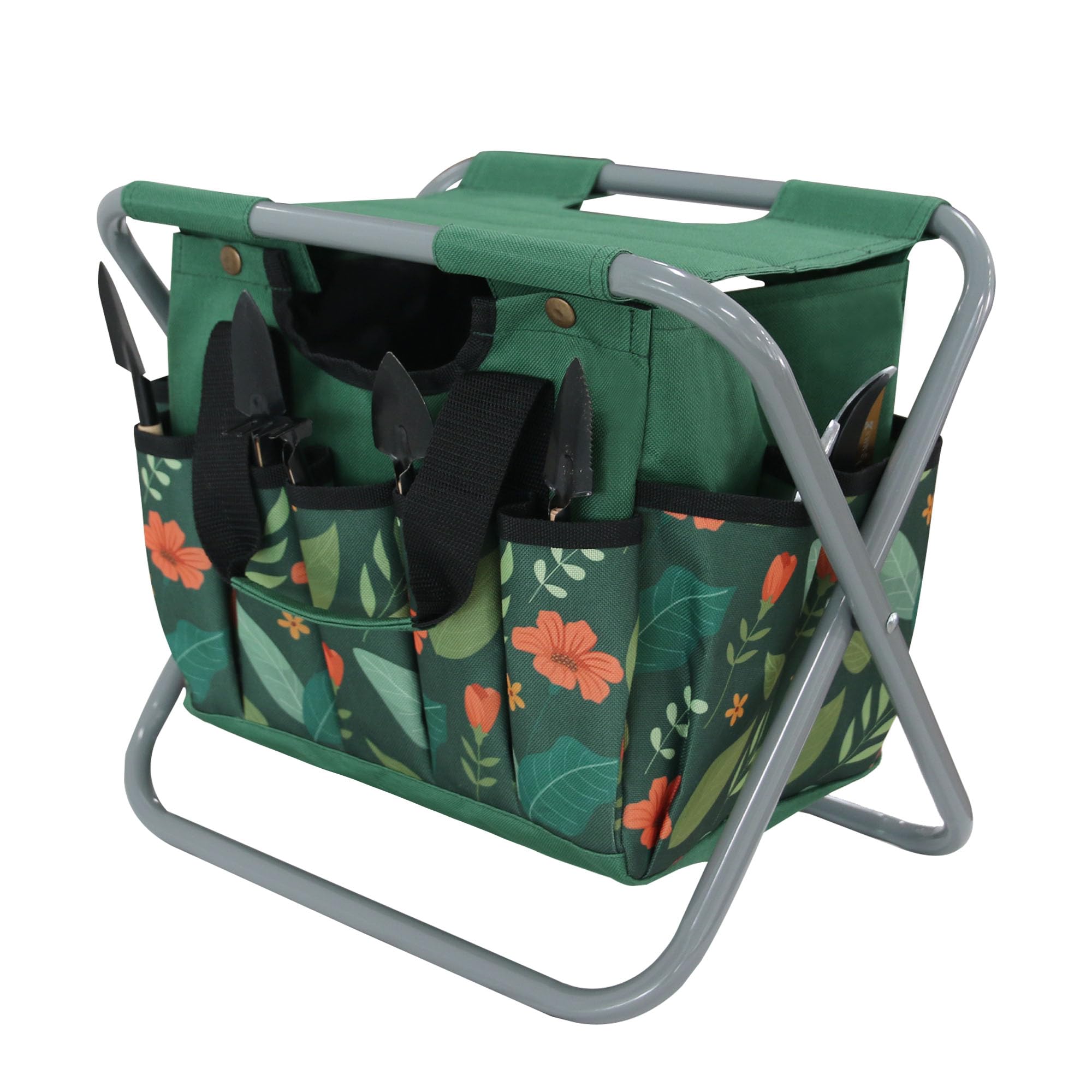 Amazon.com: GeerDuo Folding Gardening Stool with Detachable Storage ...