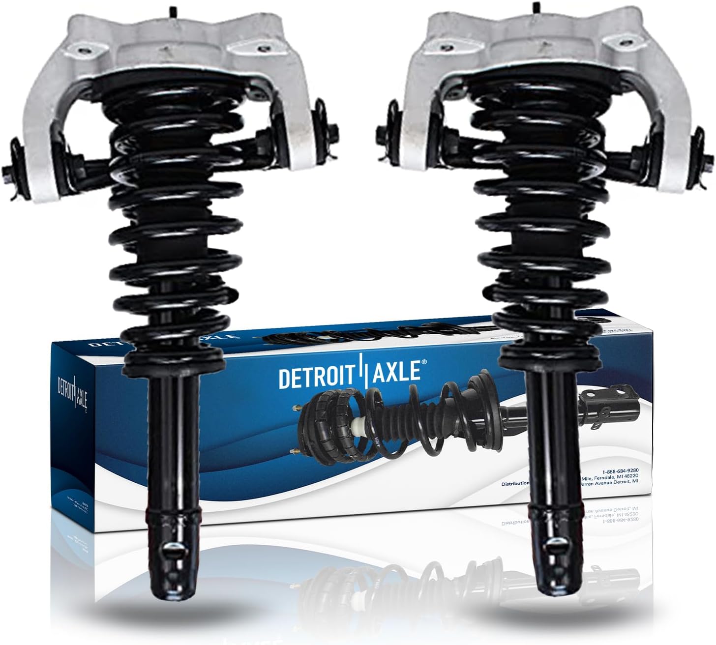 Amazon.com: Detroit Axle - 2 Front Ready Struts for Chrysler Sebring ...