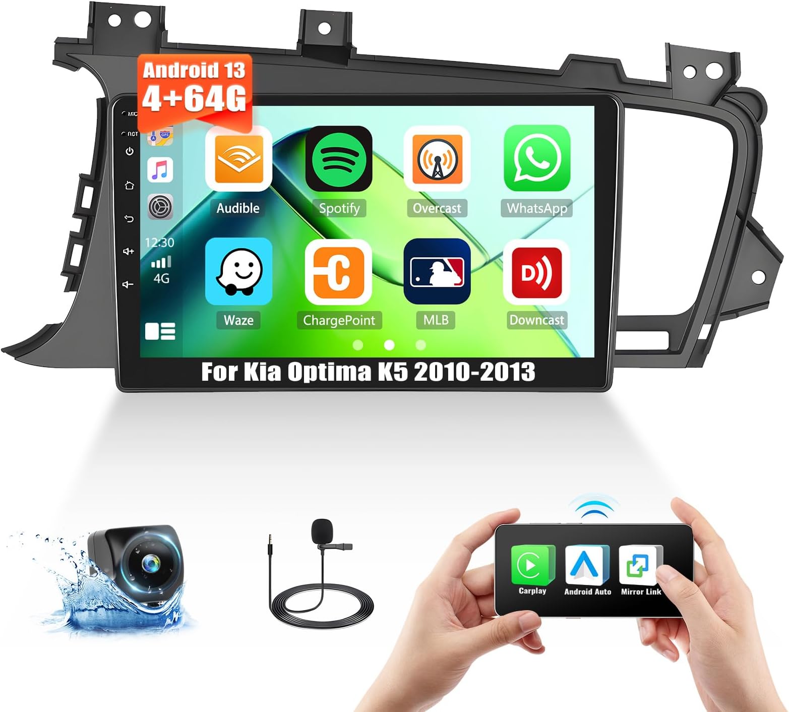 Amazon.com: [2+32G] Android 13 Car Radio Stereo for Kia Optima K5 2011-2015 Carplay and Android ...