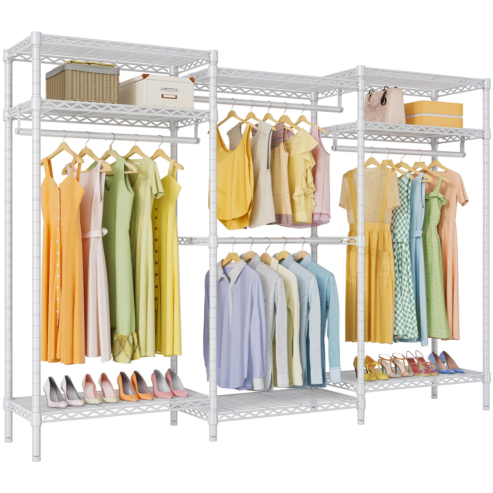 Amazon.com: VIPEK V5i Plus Wire Garment Rack Heavy Duty Clothes Rack ...