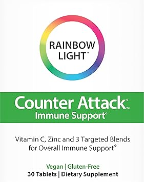 Amazon.com: Rainbow Light - Counter Attack - Vitamin C and Zinc ...